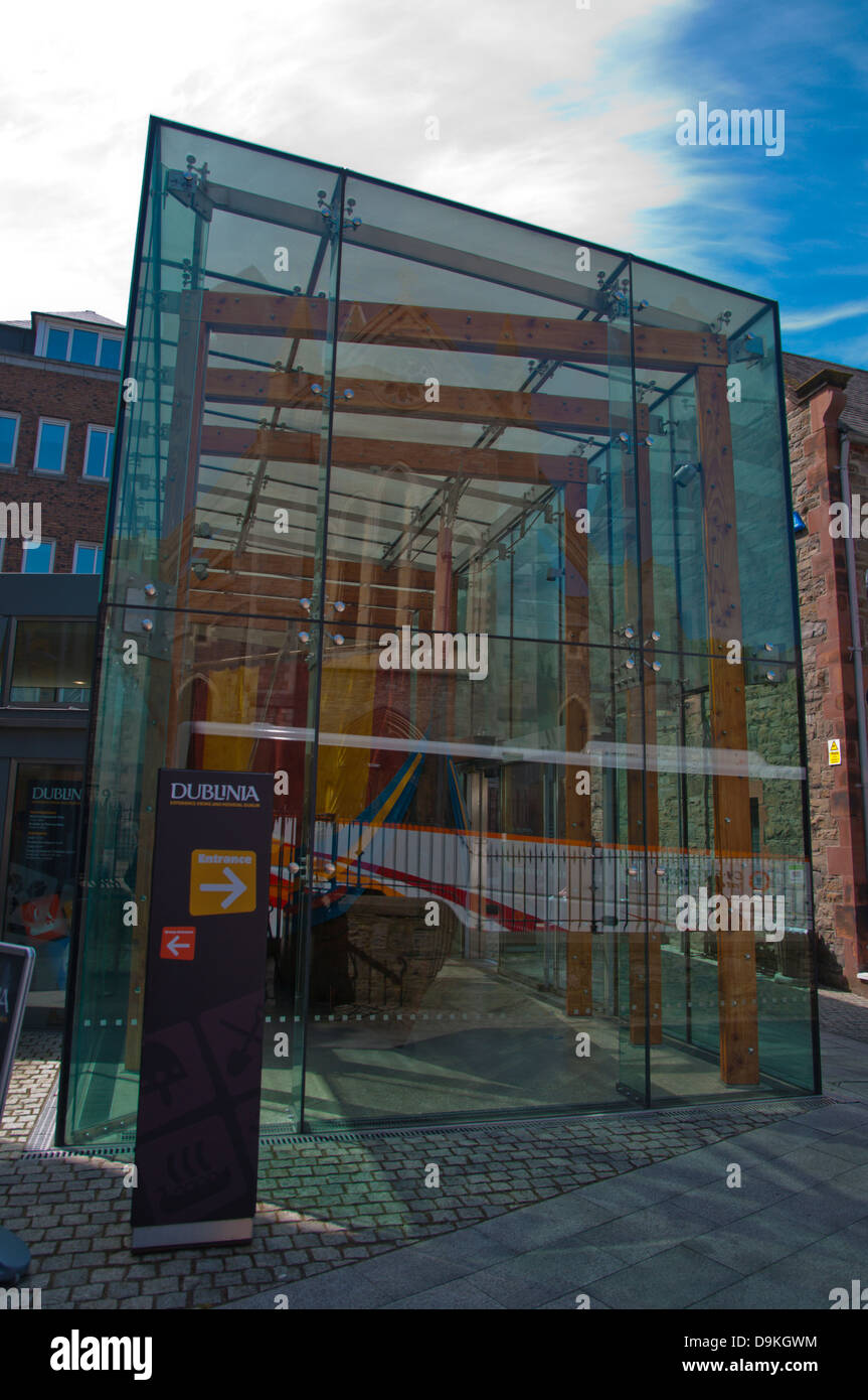 Dublinia viking and medieval history experience museum complex exterior ...