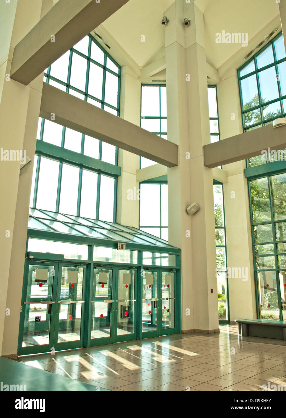 shopping mall entrance and exit Stock Photo - Alamy