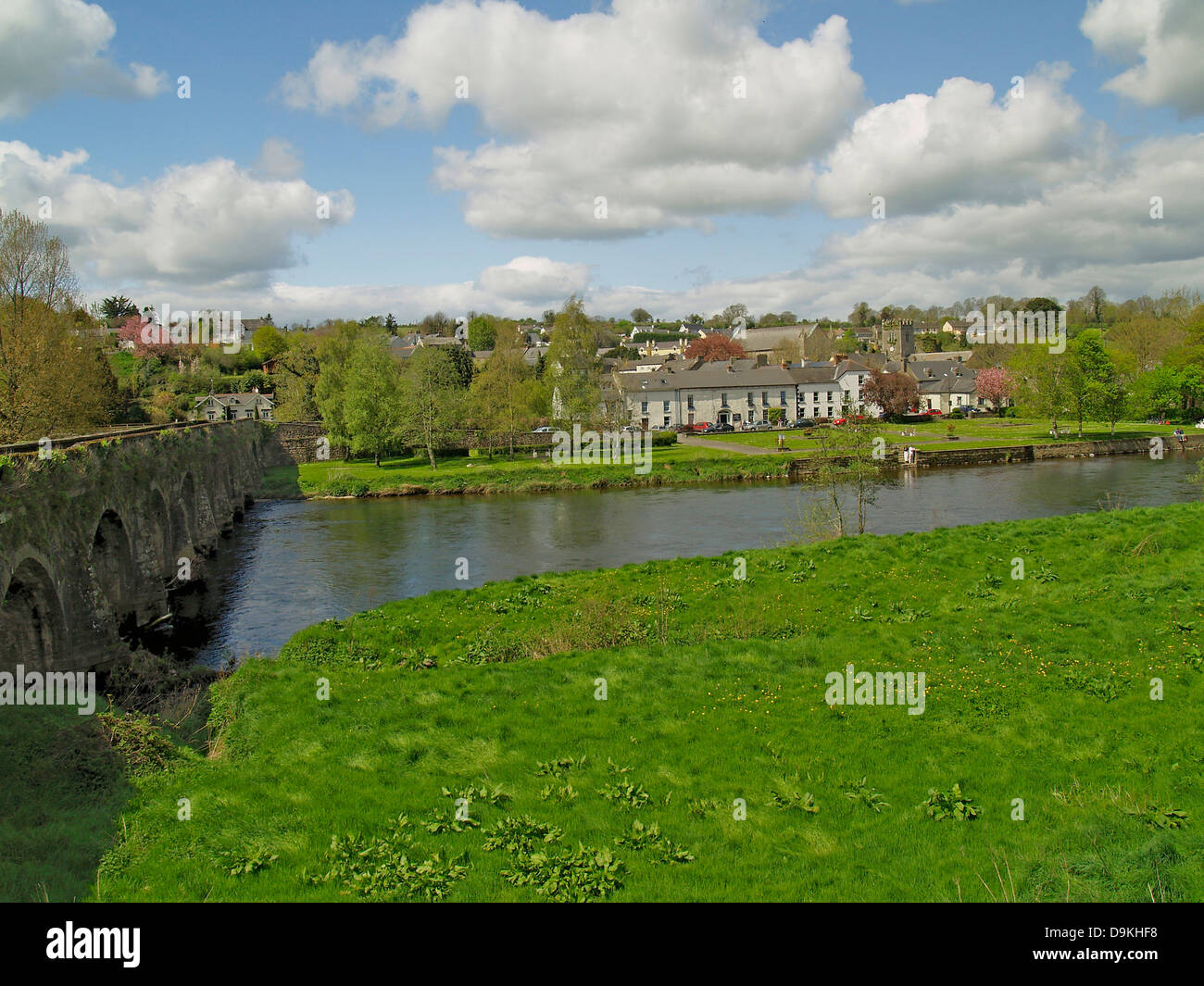 The pretty Irish village of Inistioge,County Kilkenny,Ireland Stock ...
