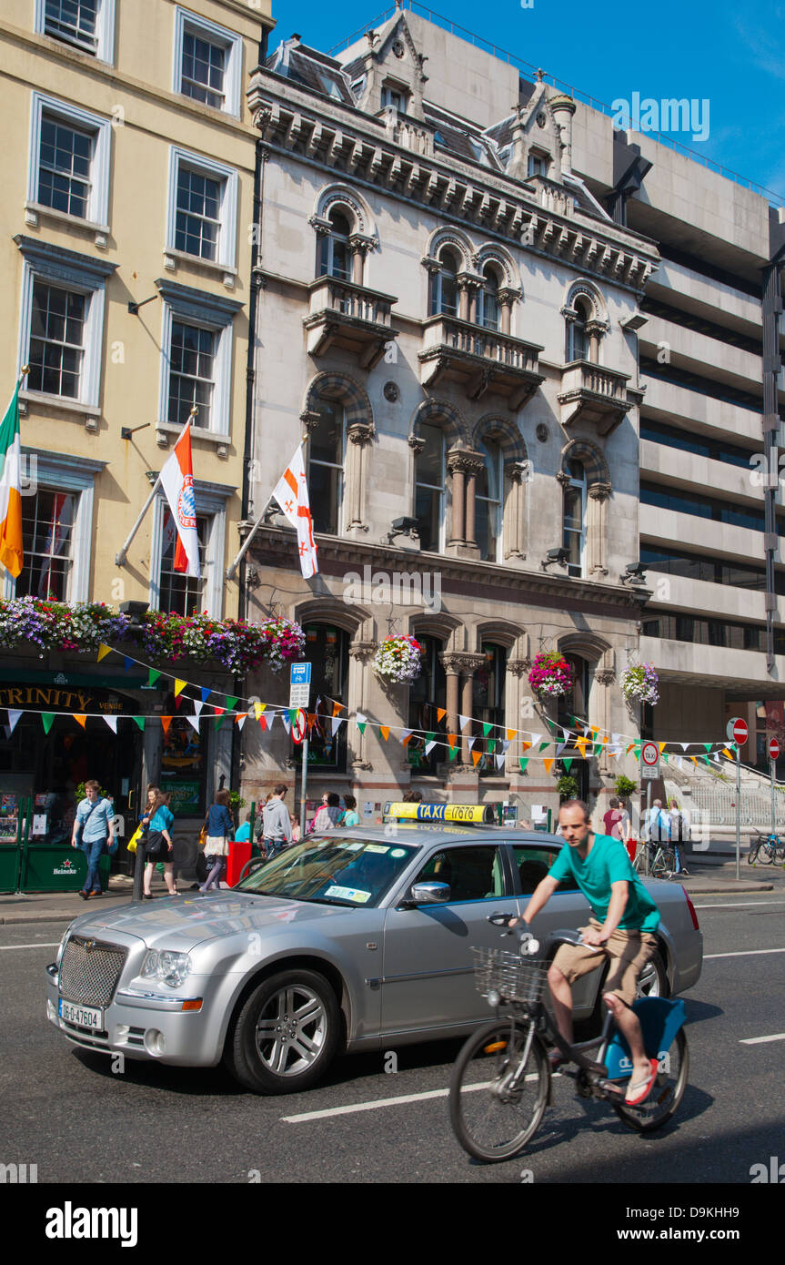 Dame Street central Dublin Ireland Europe Stock Photo - Alamy