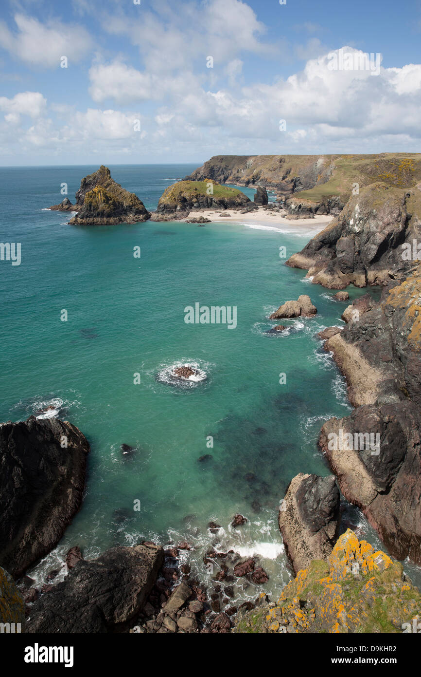 A view of Kynance Cove Stock Photo - Alamy