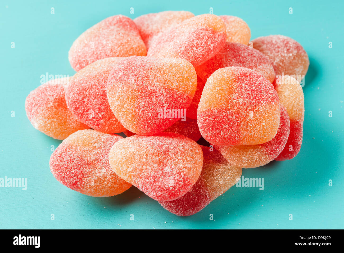 Colorful Sweet Gummy Candy against a bright background Stock Photo - Alamy