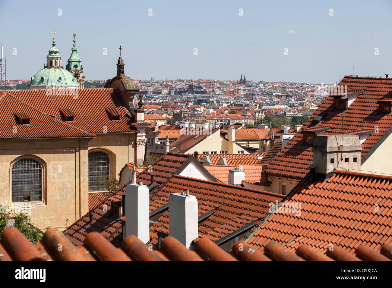 Rooftops of Prague, Czech Republic, Europe Stock Photo - Alamy