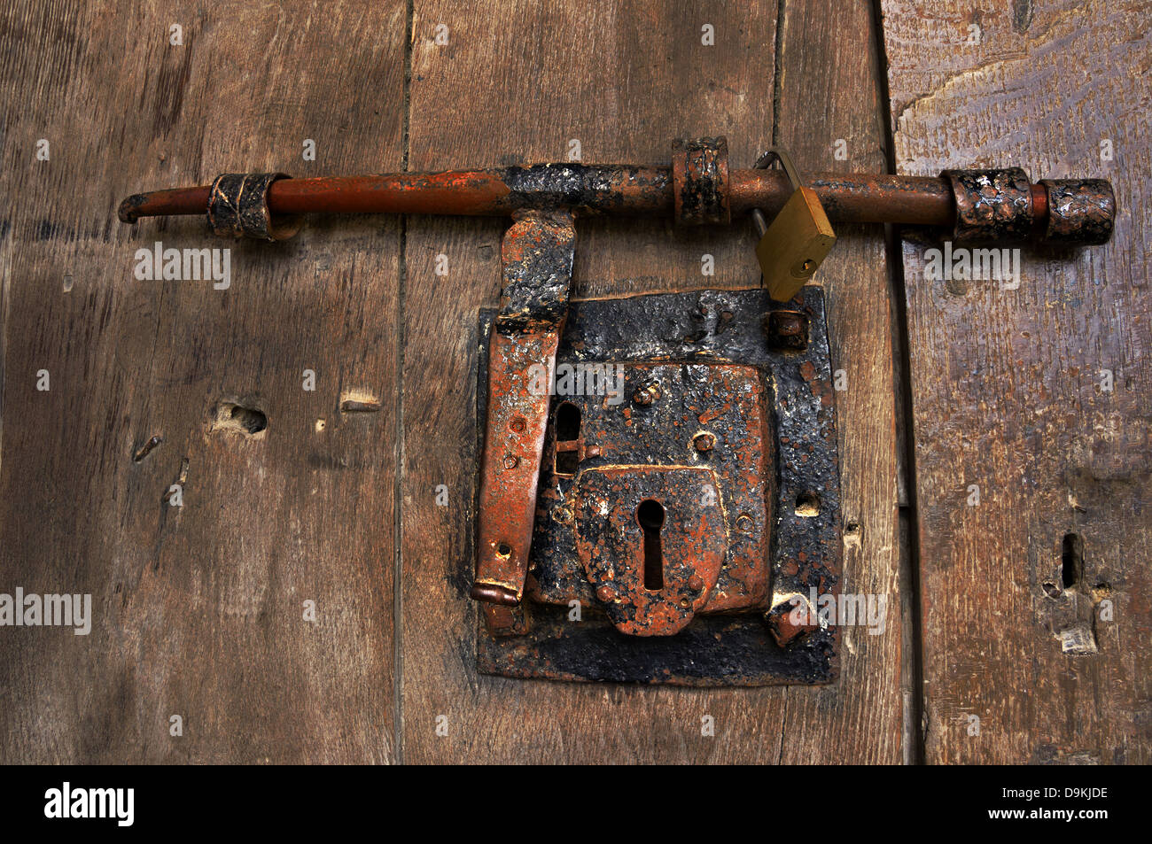 Old door lock house hi-res stock photography and images - Alamy