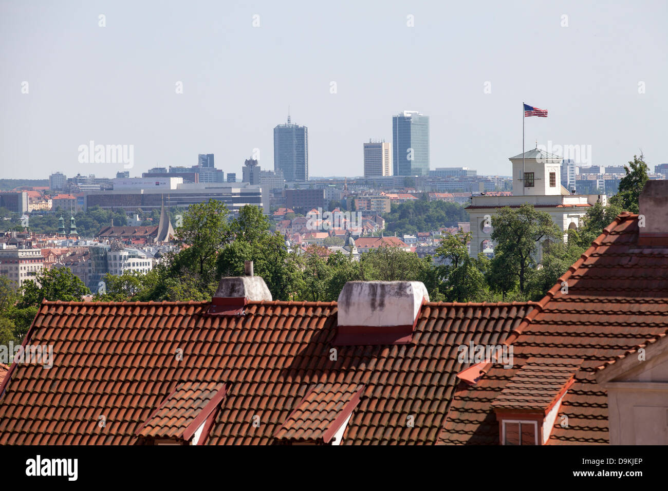 Rooftops of Prague, Czech Republic, Europe Stock Photo - Alamy
