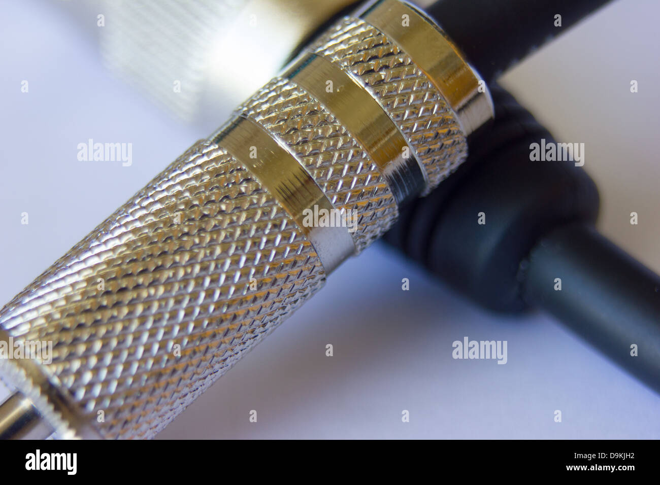 mini jack adapter connection detail Stock Photo - Alamy