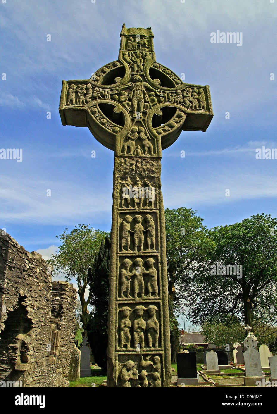 Celtic Cross Monasterboice County Louth High Resolution Stock Photography and Images - Alamy