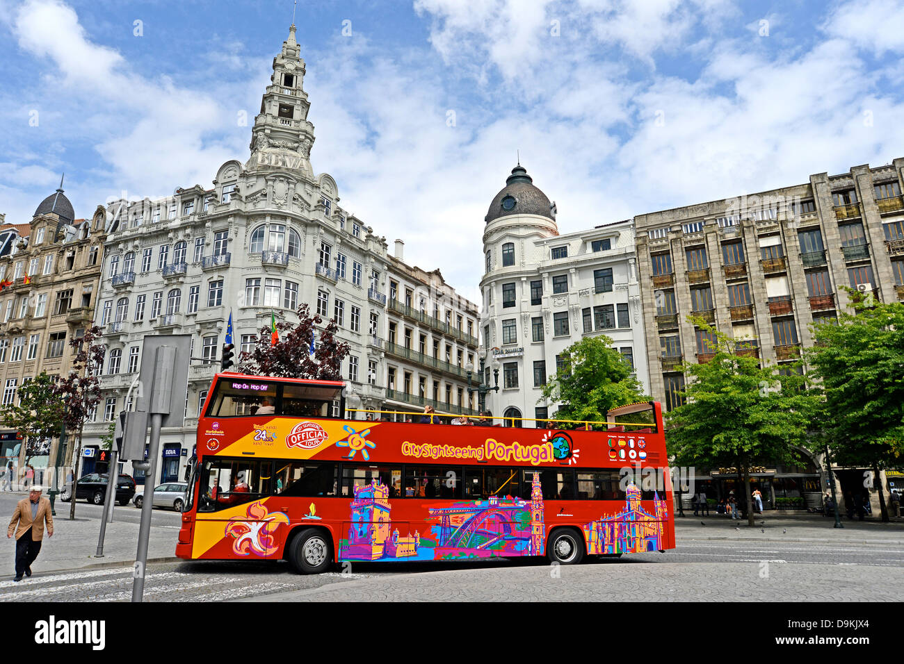 citysightseeing bus Porto Portugal Stock Photo - Alamy