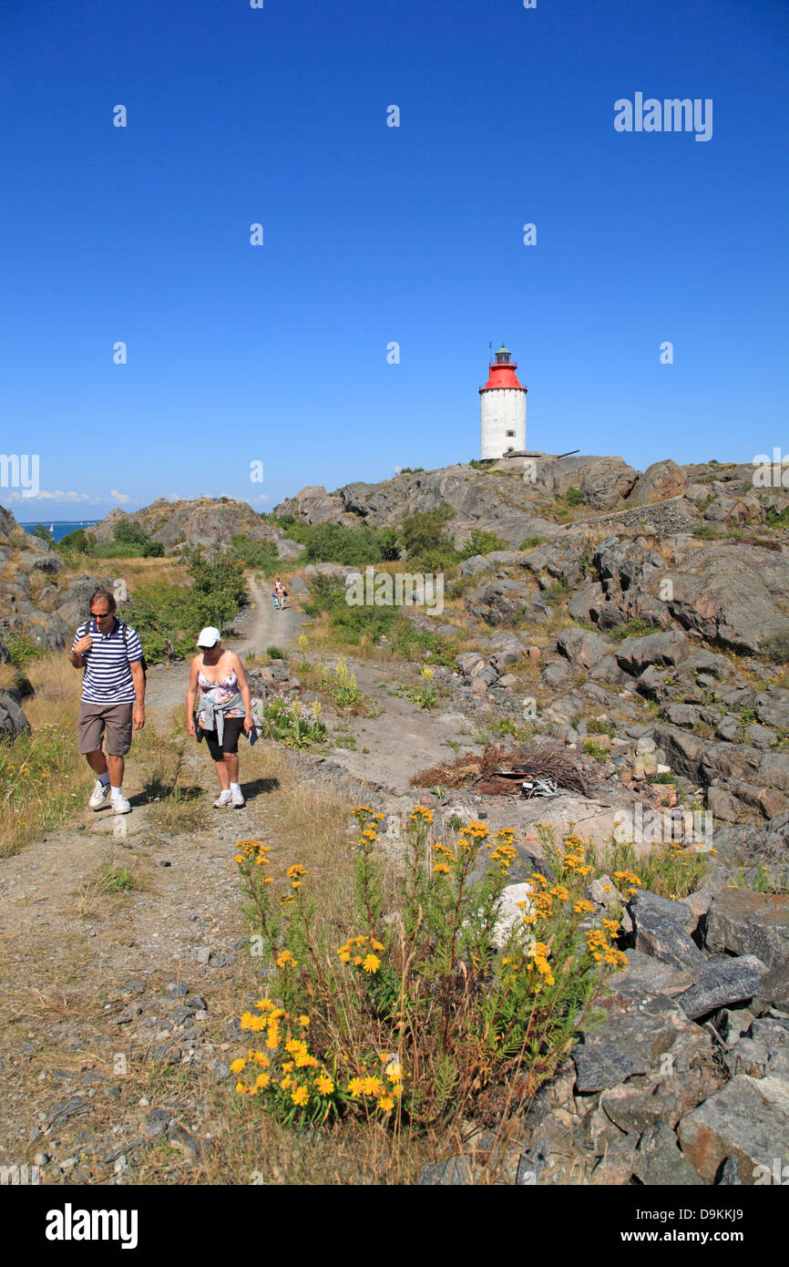 Landsort Island (Oeja), lighthouse, Stockholm Archipelago, baltic sea ...