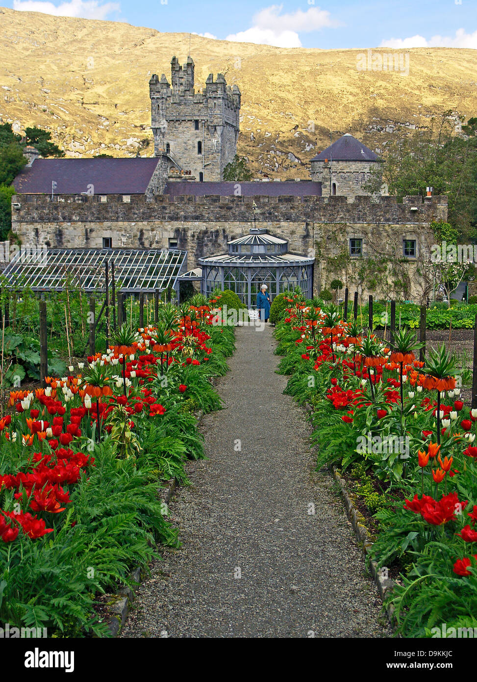 The gardens of Glenveagh Castle,County Donegal,Ireland Stock Photo - Alamy
