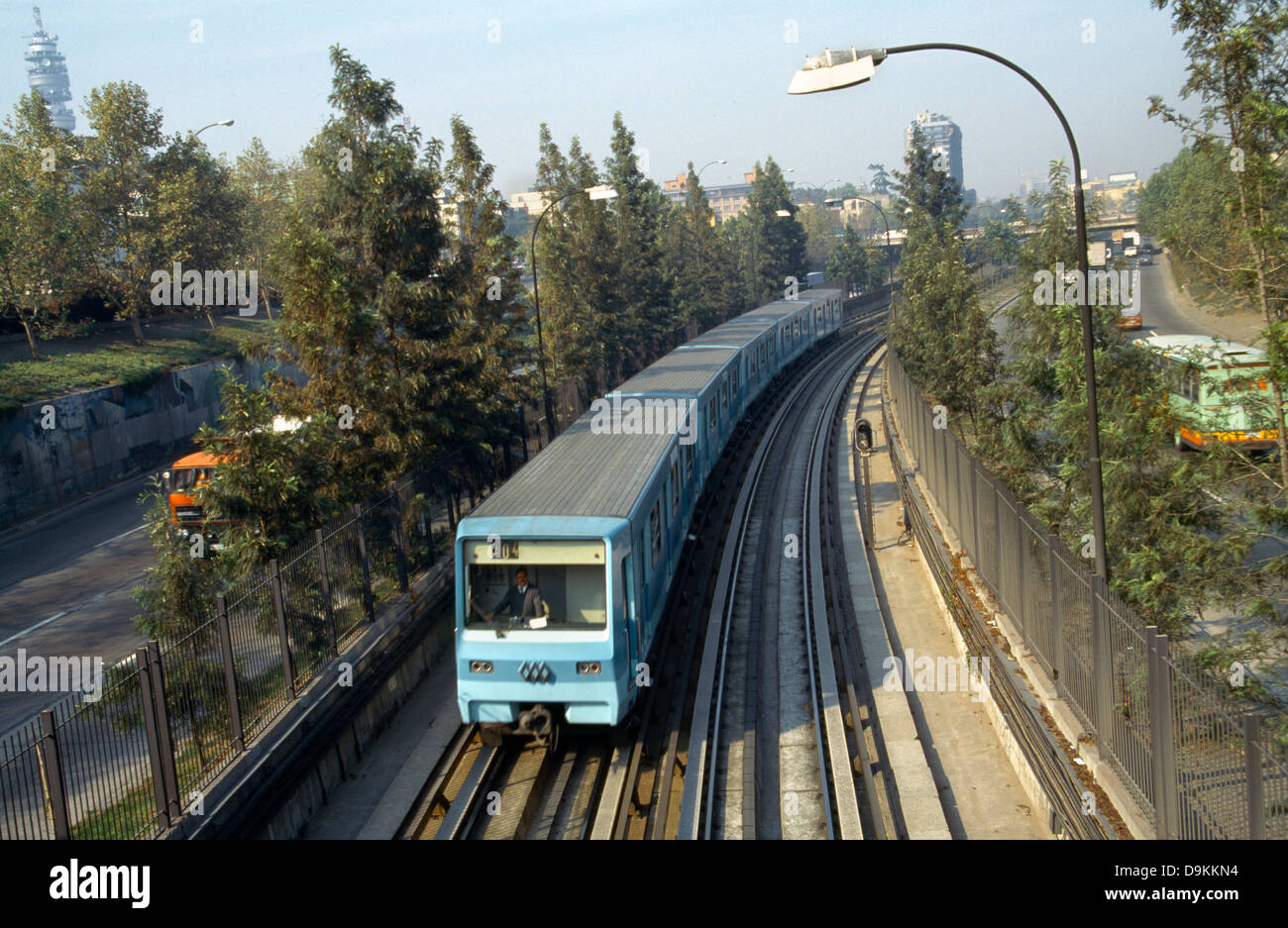 Santiago Chile Subway Train Stock Photo - Alamy