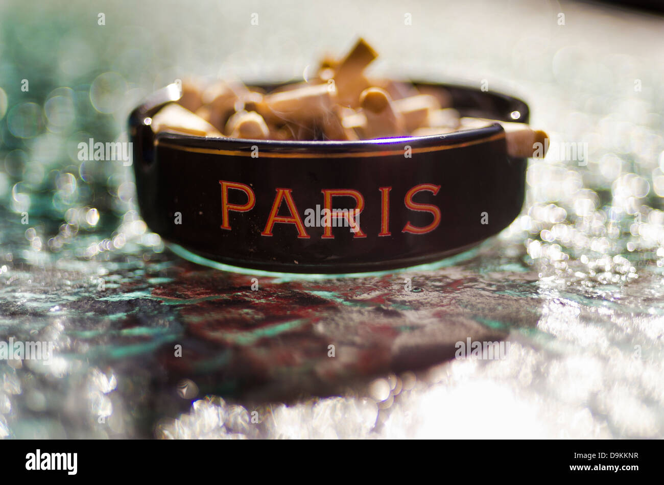 A Full Ashtray Stock Photo - Alamy