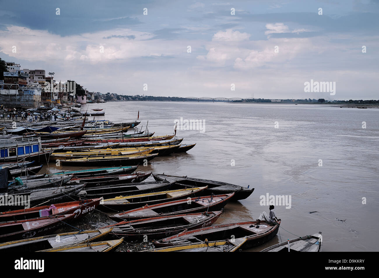 Riverside of Varanasi. Uttar Pradesh, India Stock Photo - Alamy