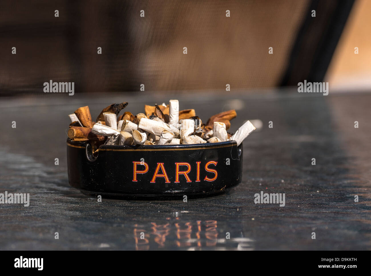 A Full Ashtray Stock Photo - Alamy