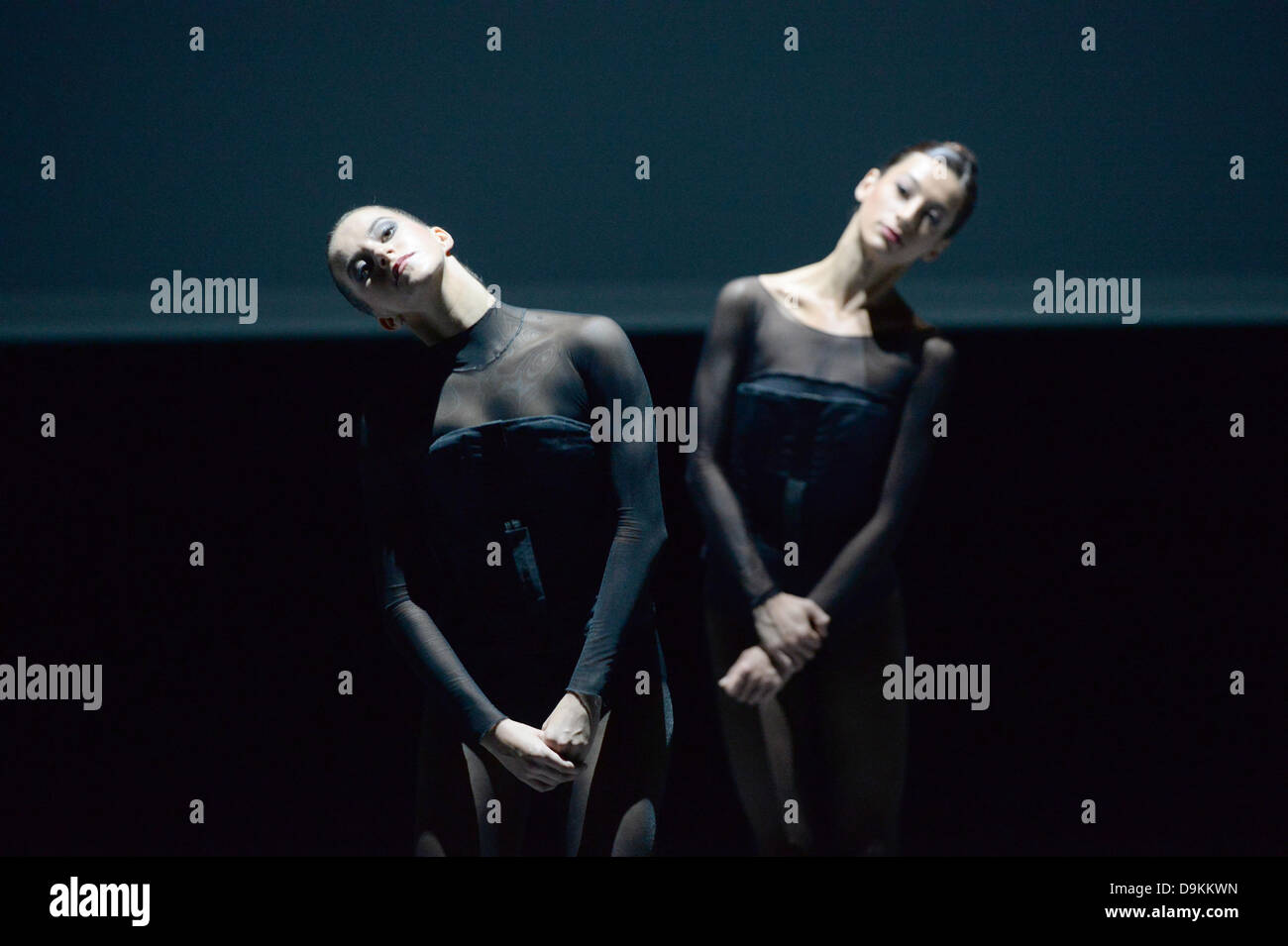 Dancers from the Bavarian State Ballet rehearse scenes from the ballet ...