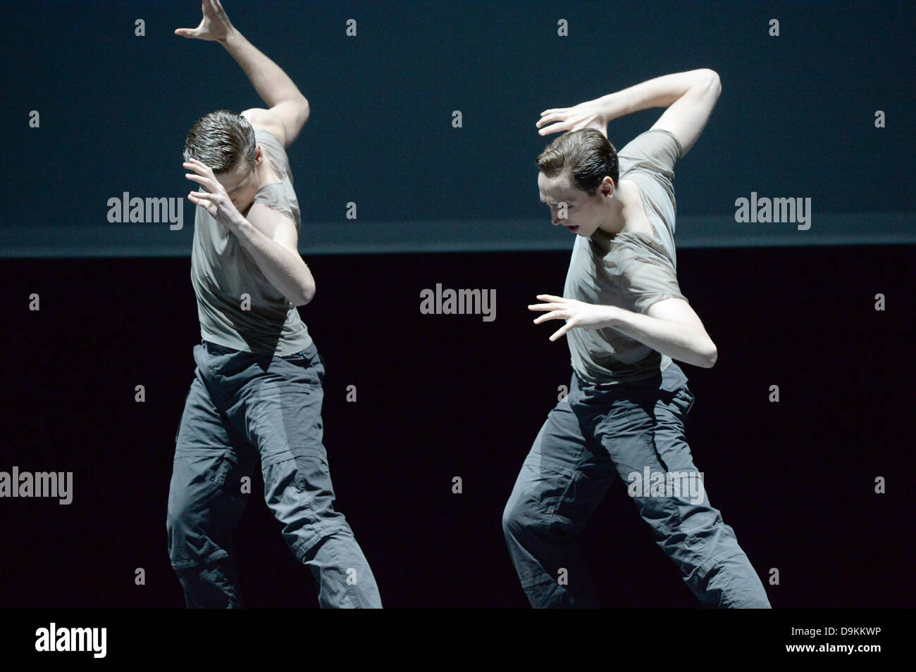 Dancers from the Bavarian State Ballet rehearse scenes from the ballet ...