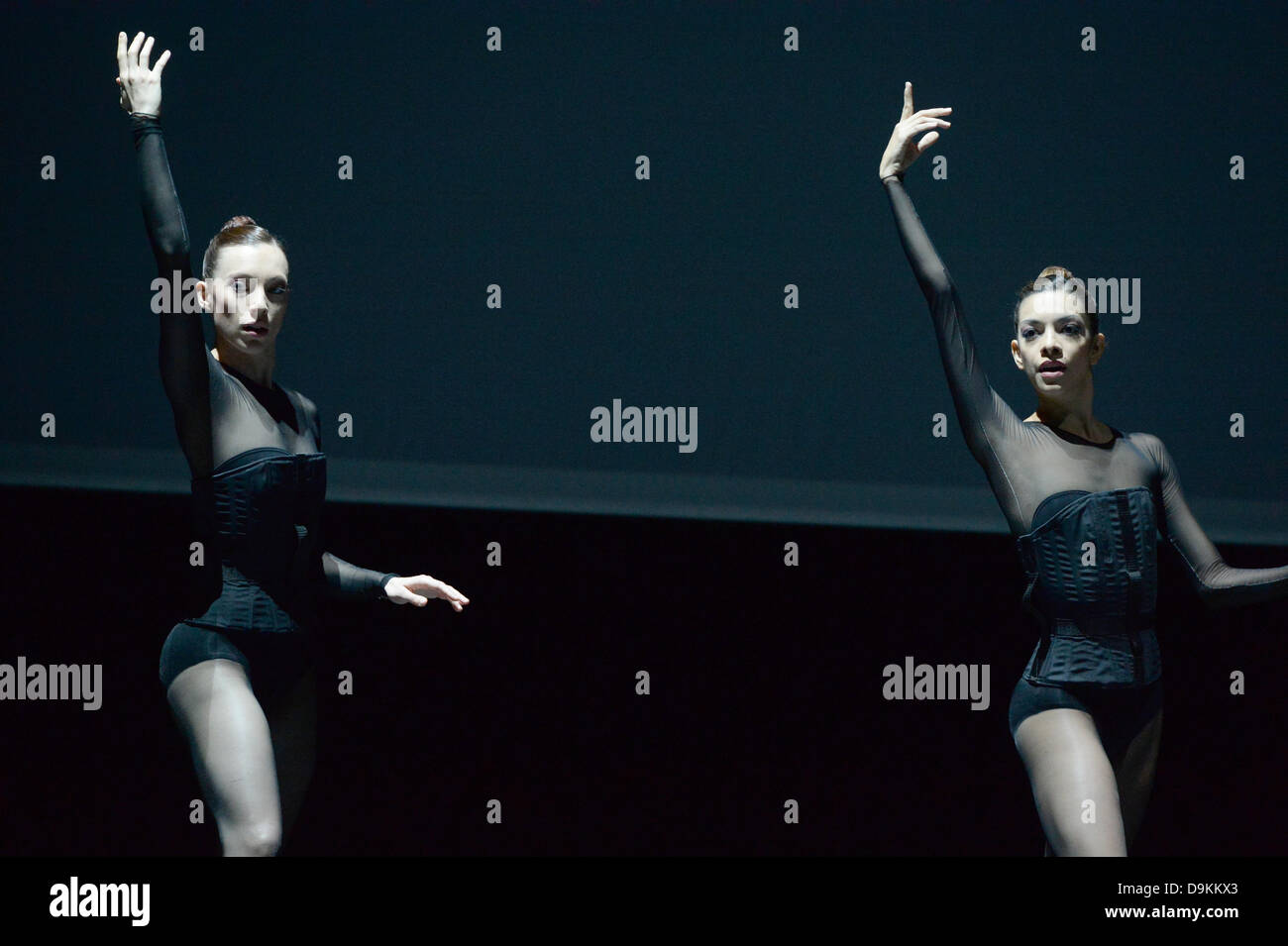 Dancers from the Bavarian State Ballet rehearse scenes from the ballet ...