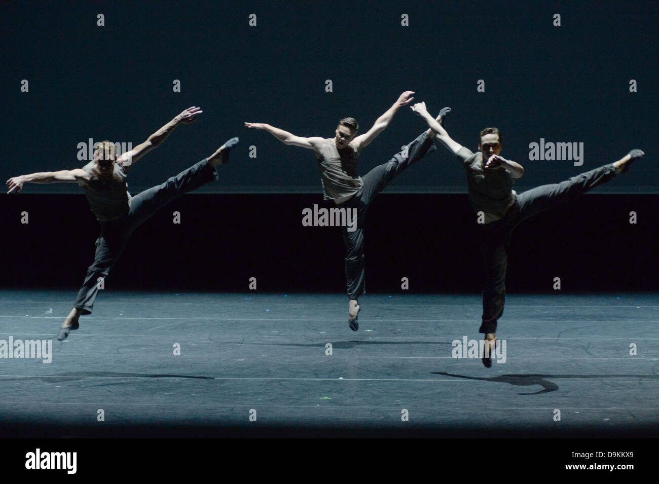 Dancers from the Bavarian State Ballet rehearse scenes from the ballet ...