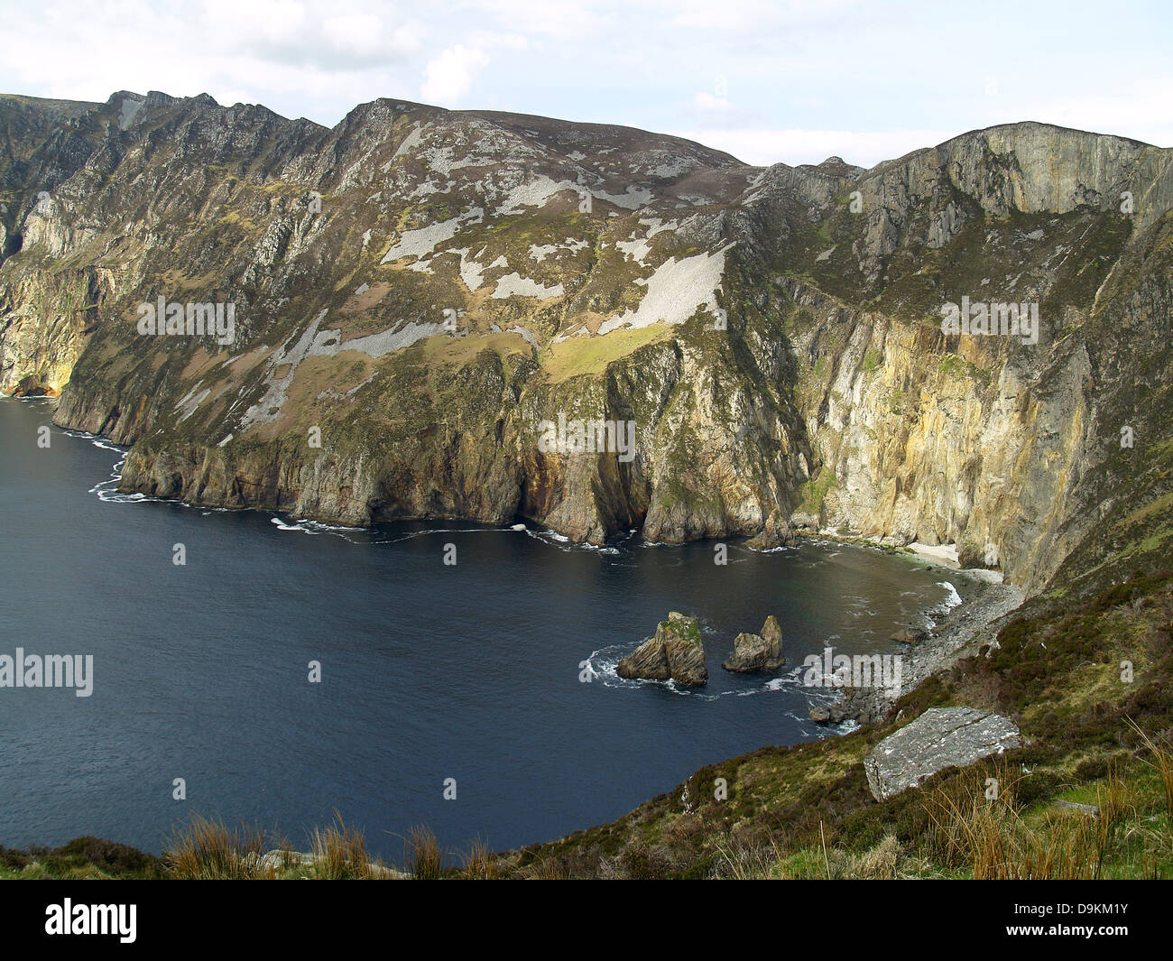 Slieve League, tallest cliffs in Ireland Stock Photo - Alamy