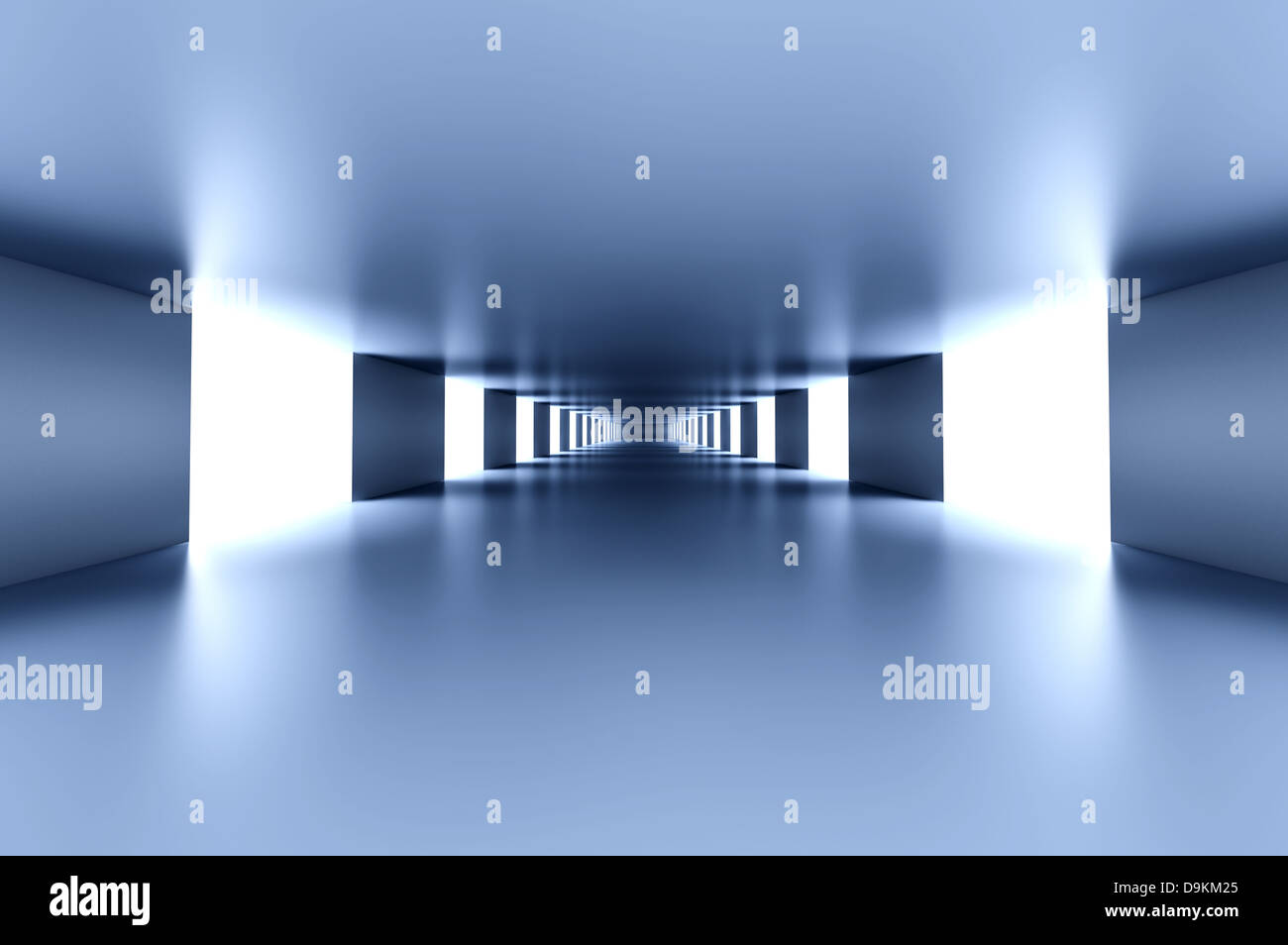 A modern hallway interior. 3d illustration Stock Photo - Alamy