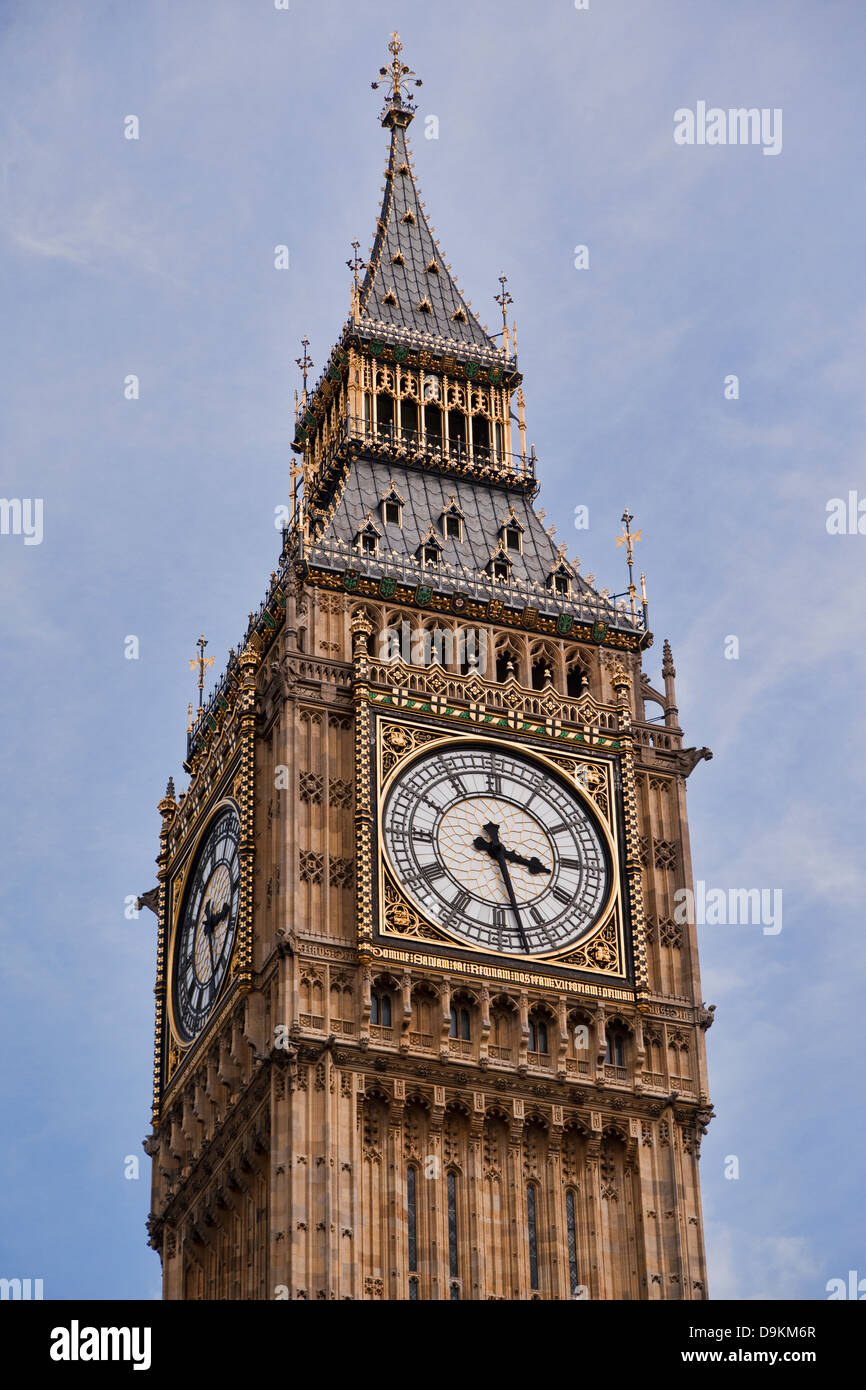 Elizabeth Tower, Big Ben, St Stephens Tower, London, Britain Stock ...