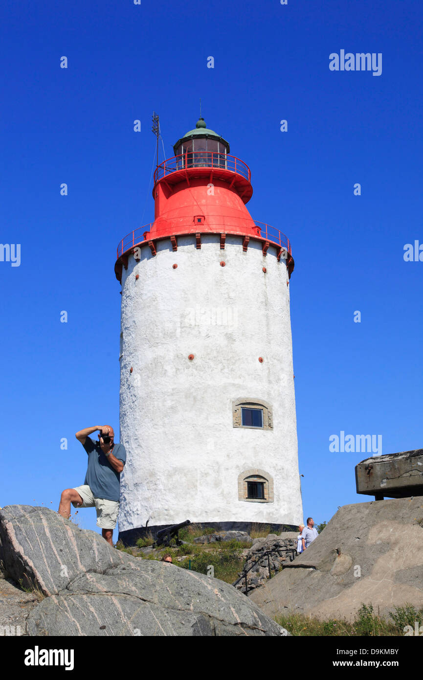 Landsort Island (Oeja), lighthouse, Stockholm Archipelago, baltic sea ...