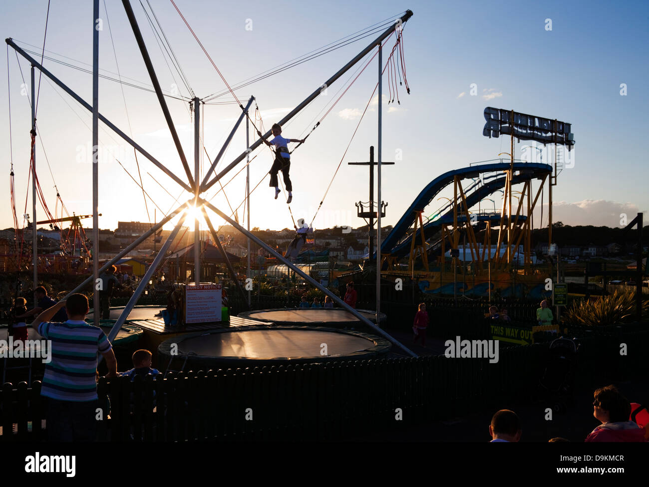 The Summer Fairground, Tramore, County Waterford, Ireland Stock Photo ...