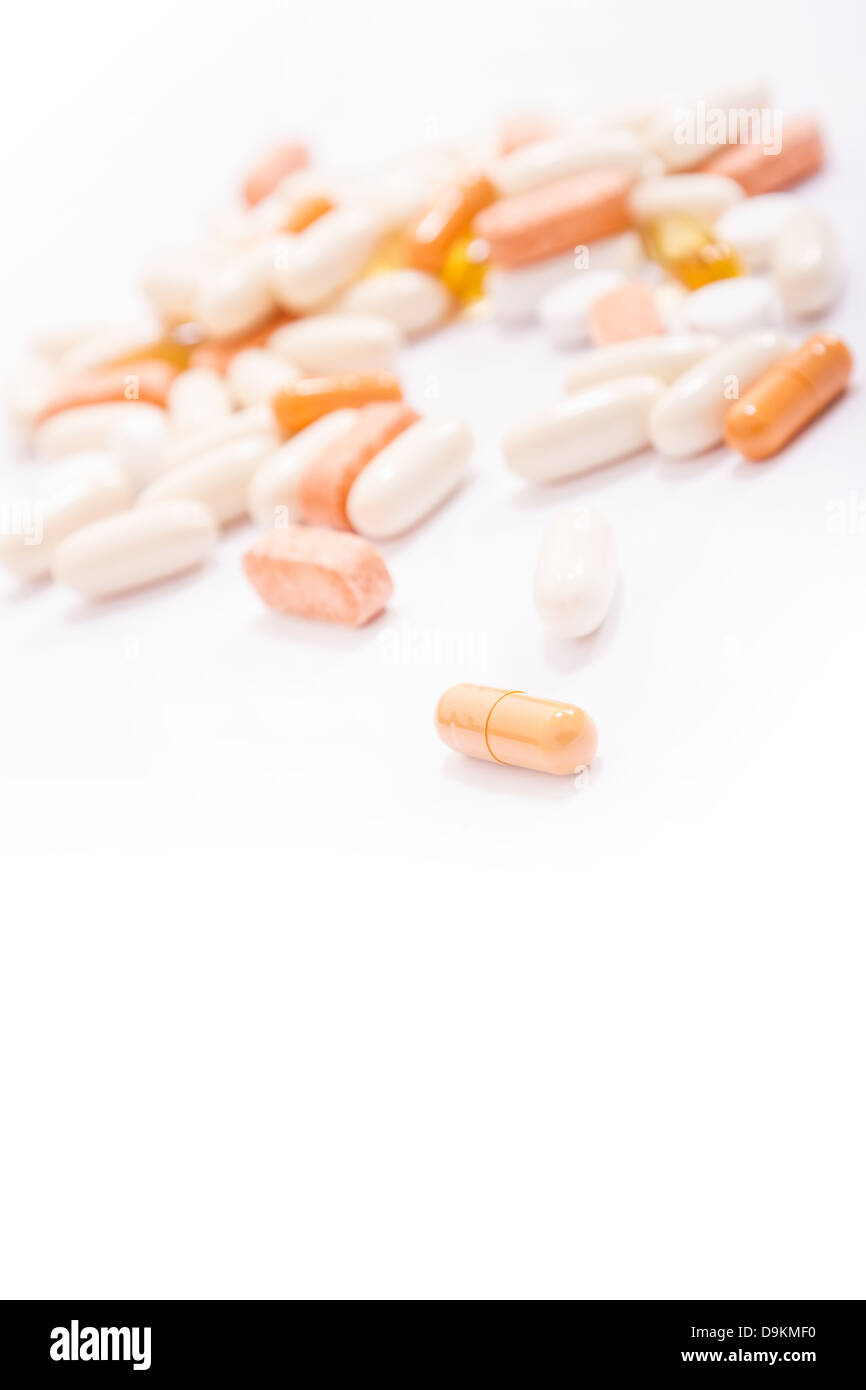 Various pharmaceutical pills and capsules Stock Photo - Alamy