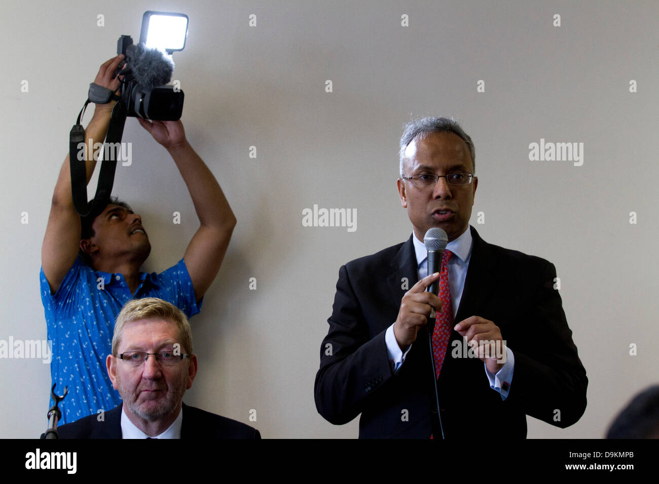 London, UK. 21st June 2013. Executive Mayor of Tower Hamlets Luftur ...
