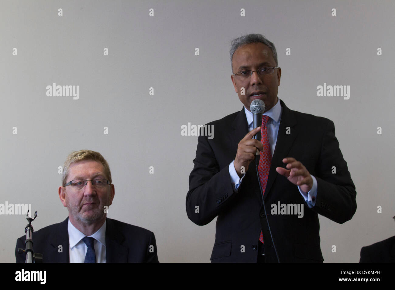London, UK. 21st June 2013. Executive Mayor of Tower Hamlets Luftur ...