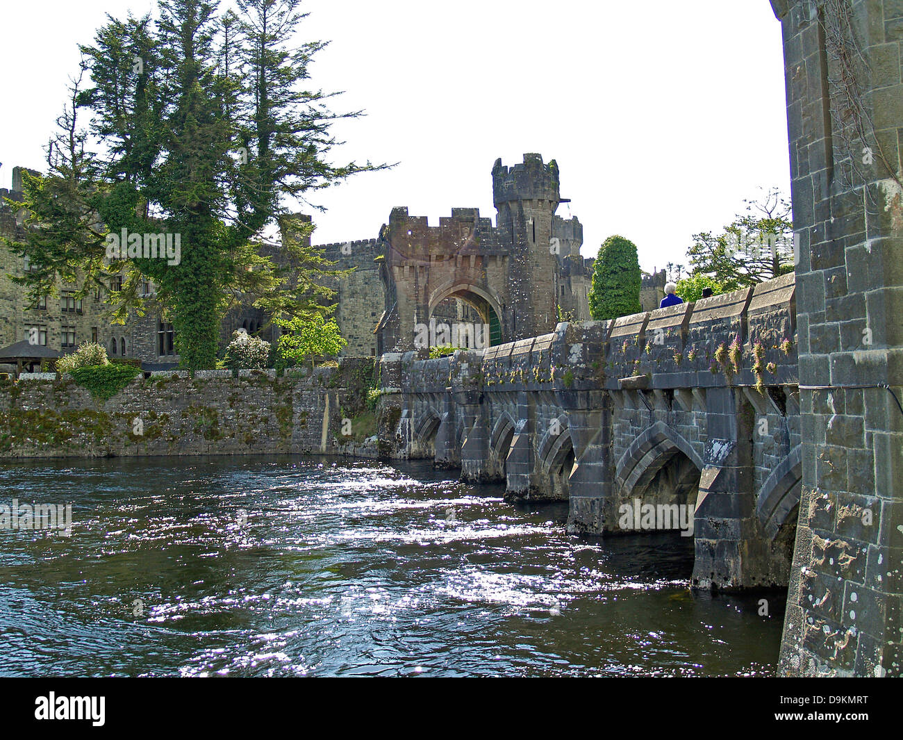 The bridge to the Ashford Castle,Cong,Ireland Stock Photo - Alamy