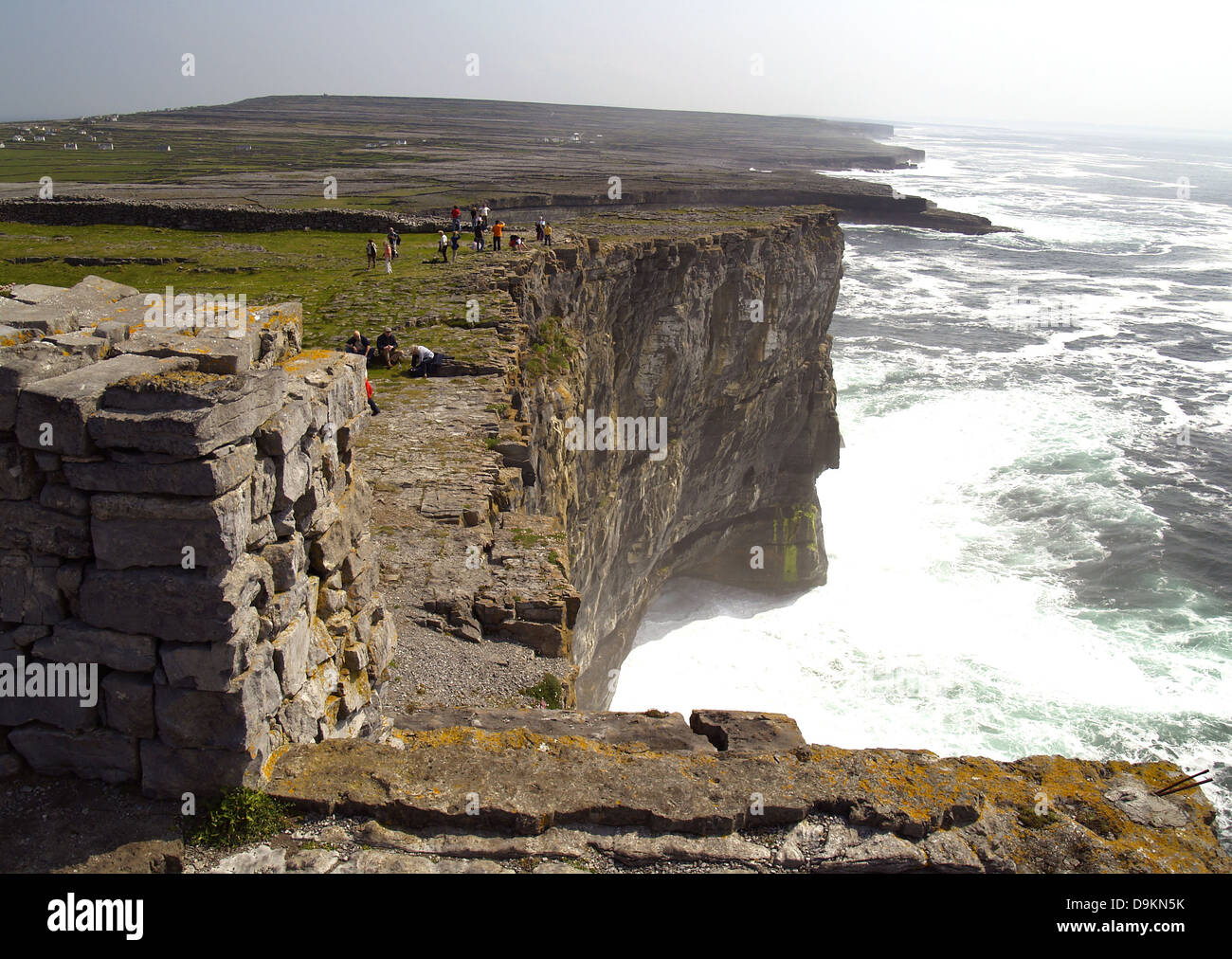 The rugged cliffs of Inishmore,Aran Islands,Ireland Stock Photo - Alamy