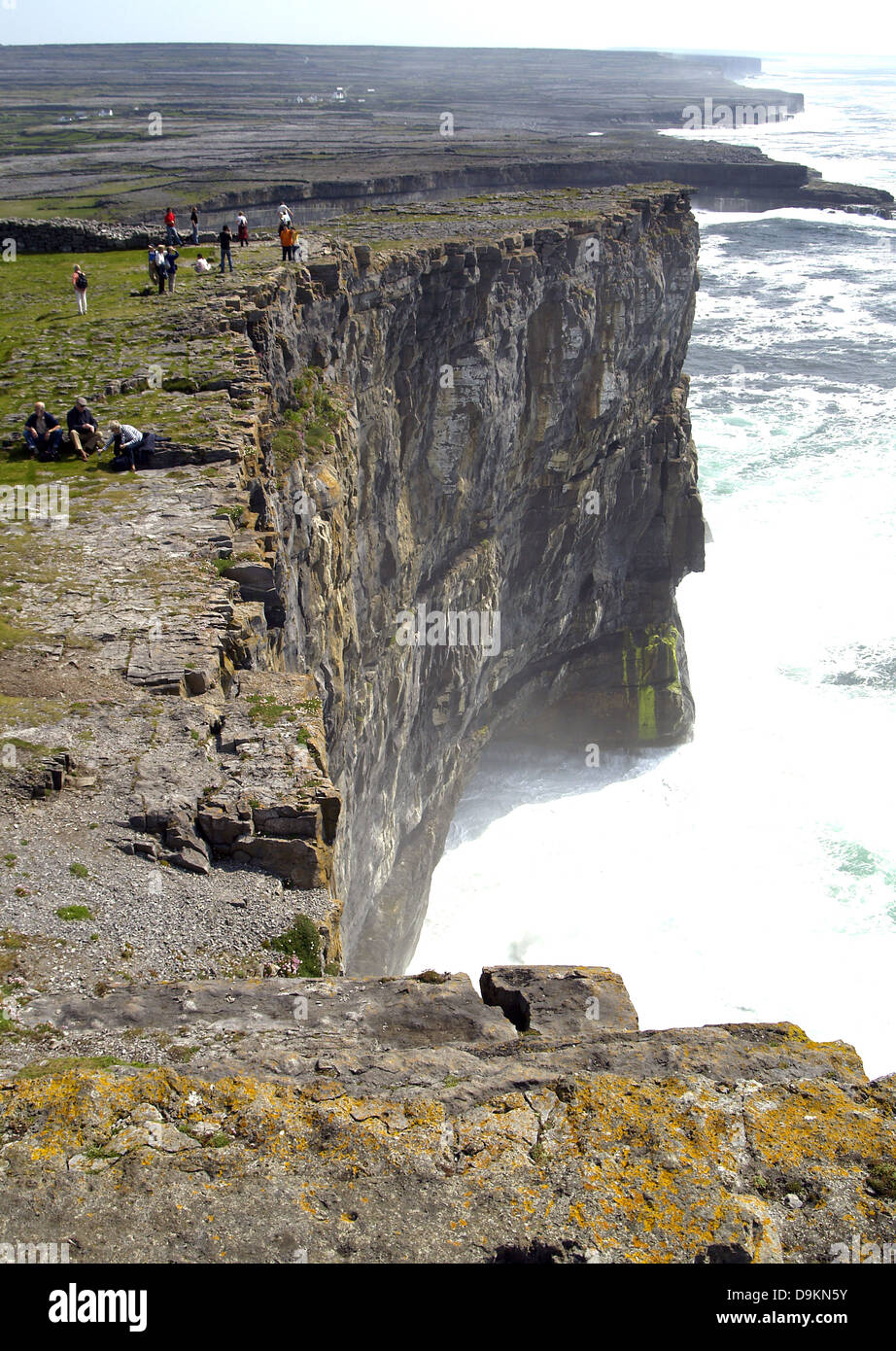 The rugged cliffs of Inishmore,Aran Islands,Ireland Stock Photo - Alamy