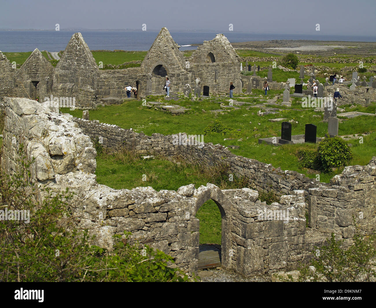 St.Brecan's Church on Inishmore of the Aran Islands,Ireland Stock Photo ...