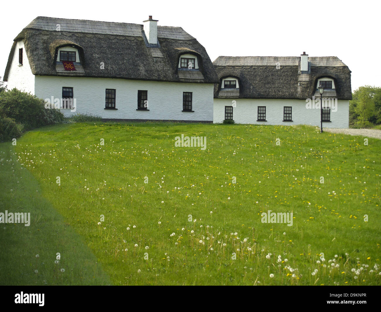 Thatched roof cottage,County Galway,Kinvarra,Ireland Stock Photo - Alamy