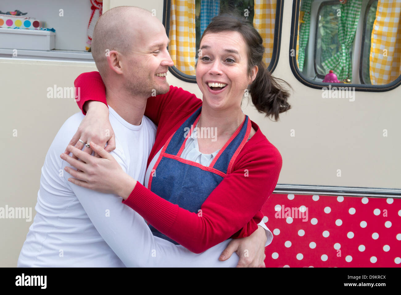 Caravan Couple Stock Photos & Caravan Couple Stock Images - Alamy