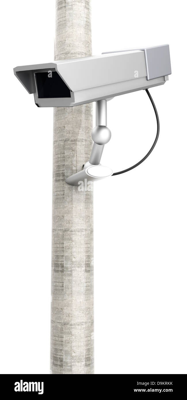 A CCTV surveillance. 3D rendered Illustration Stock Photo - Alamy