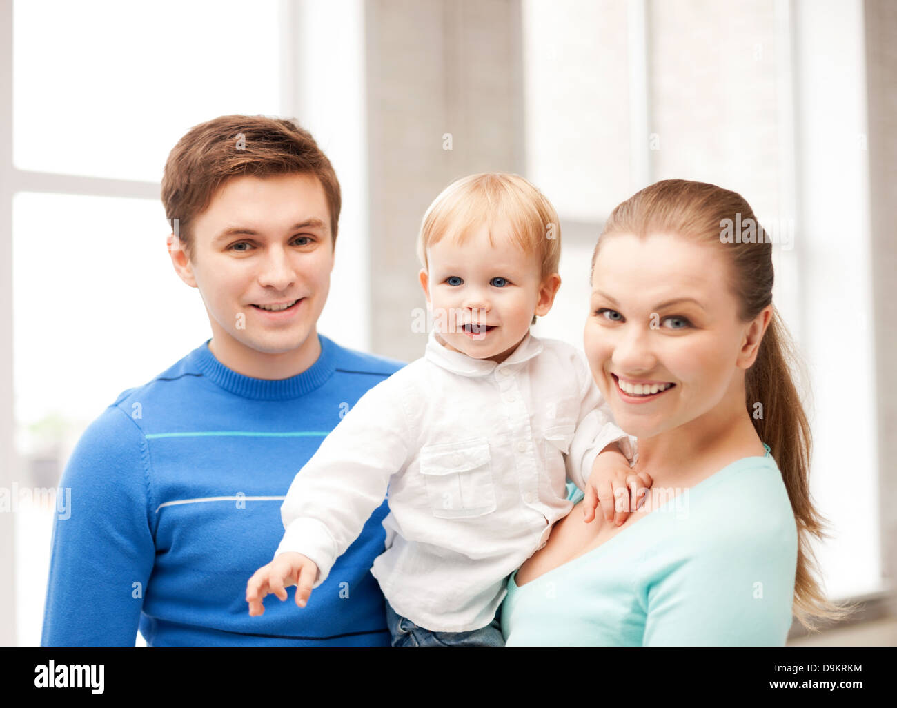 happy family with adorable baby Stock Photo - Alamy