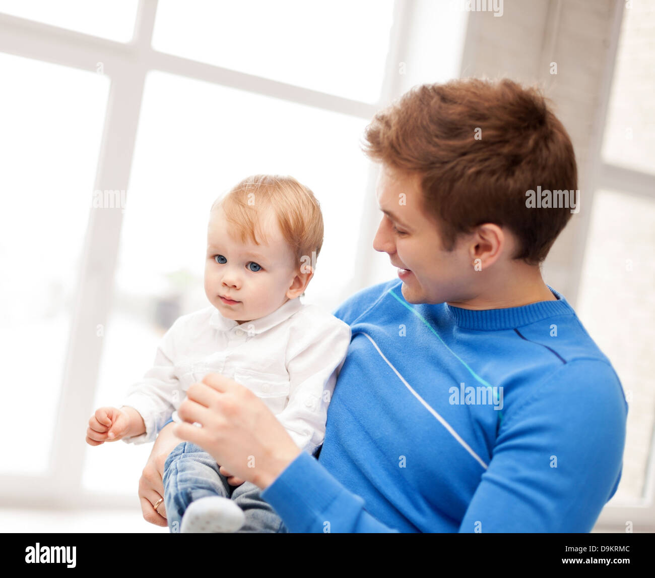 happy father with adorable baby Stock Photo - Alamy