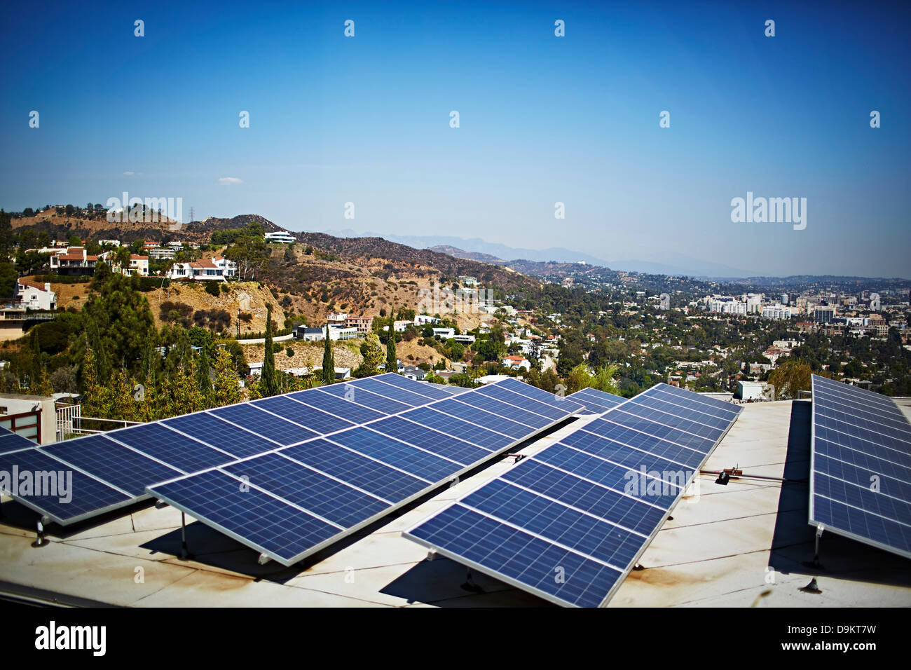 Solar panels, Los Angeles, California, USA Stock Photo - Alamy