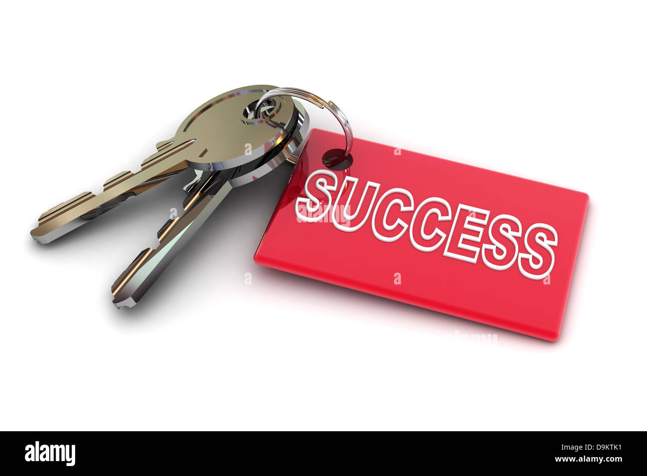 A Colourful 3d Rendered Keys to Success Concept Illustration Stock ...