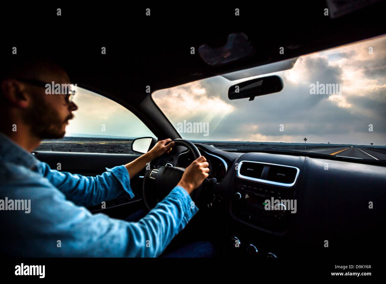 Man driving car hi-res stock photography and images - Alamy