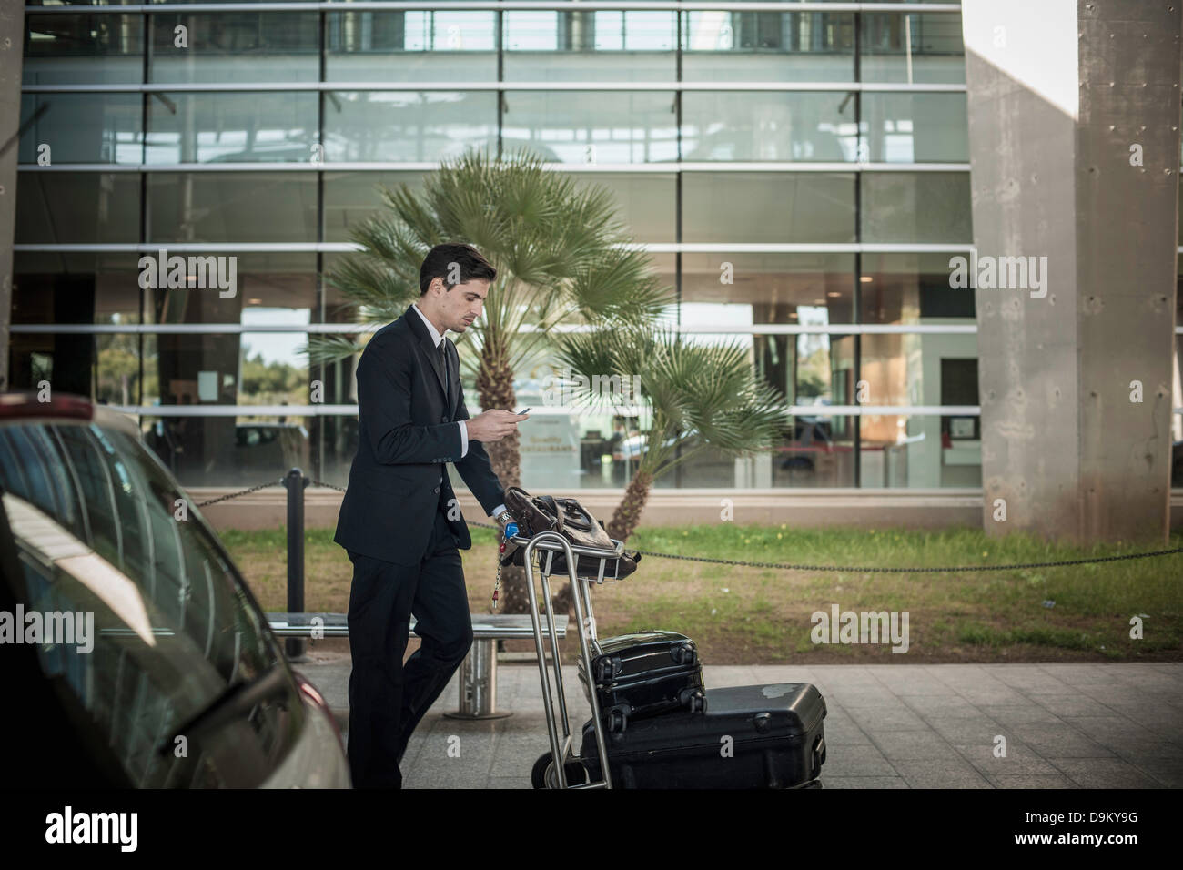 Young adult man trolley hi-res stock photography and images - Alamy