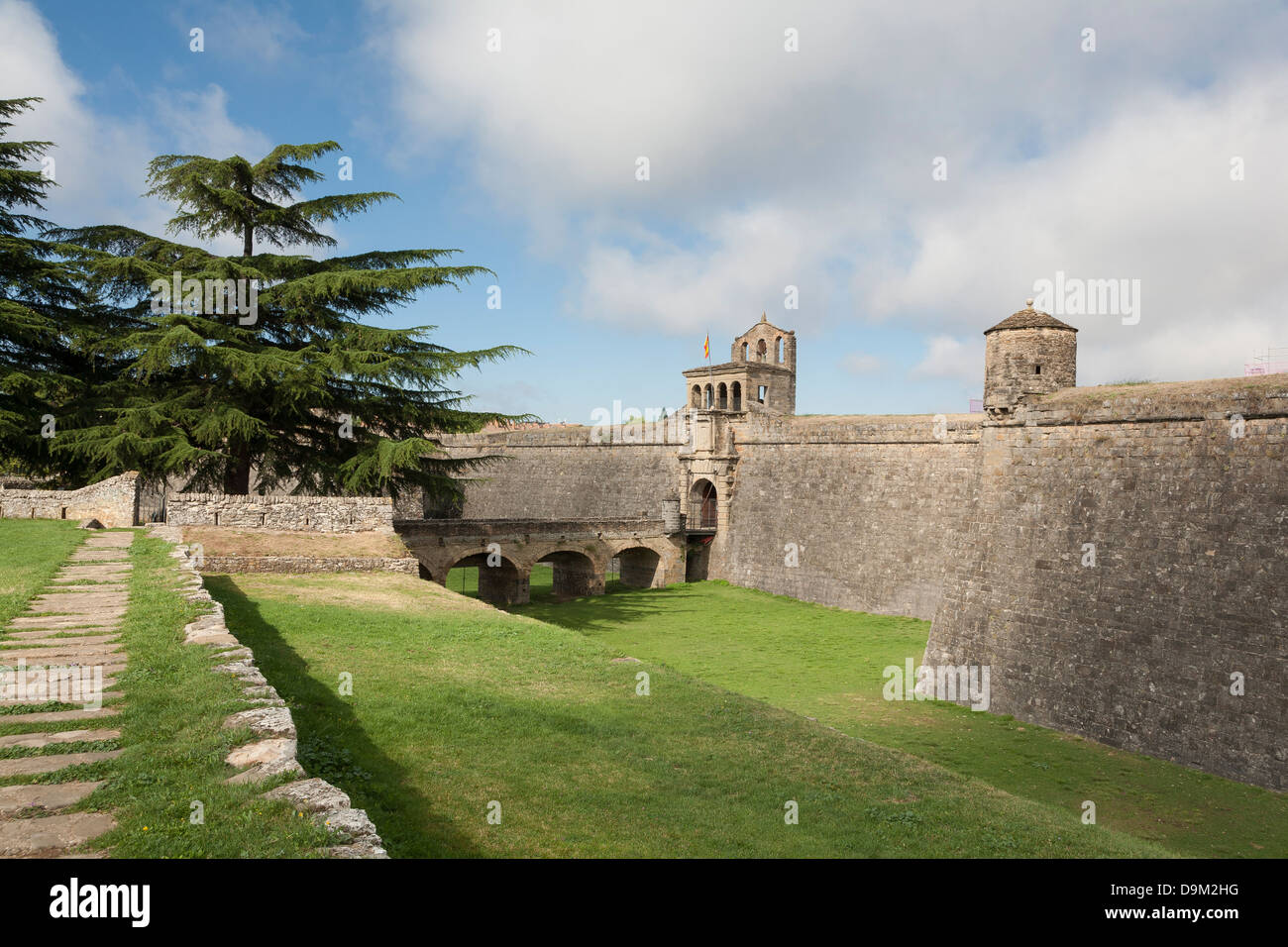 Castle of San Pedro (Citadel) - Jaca, Huesca, Aragon, Spain Stock Photo ...