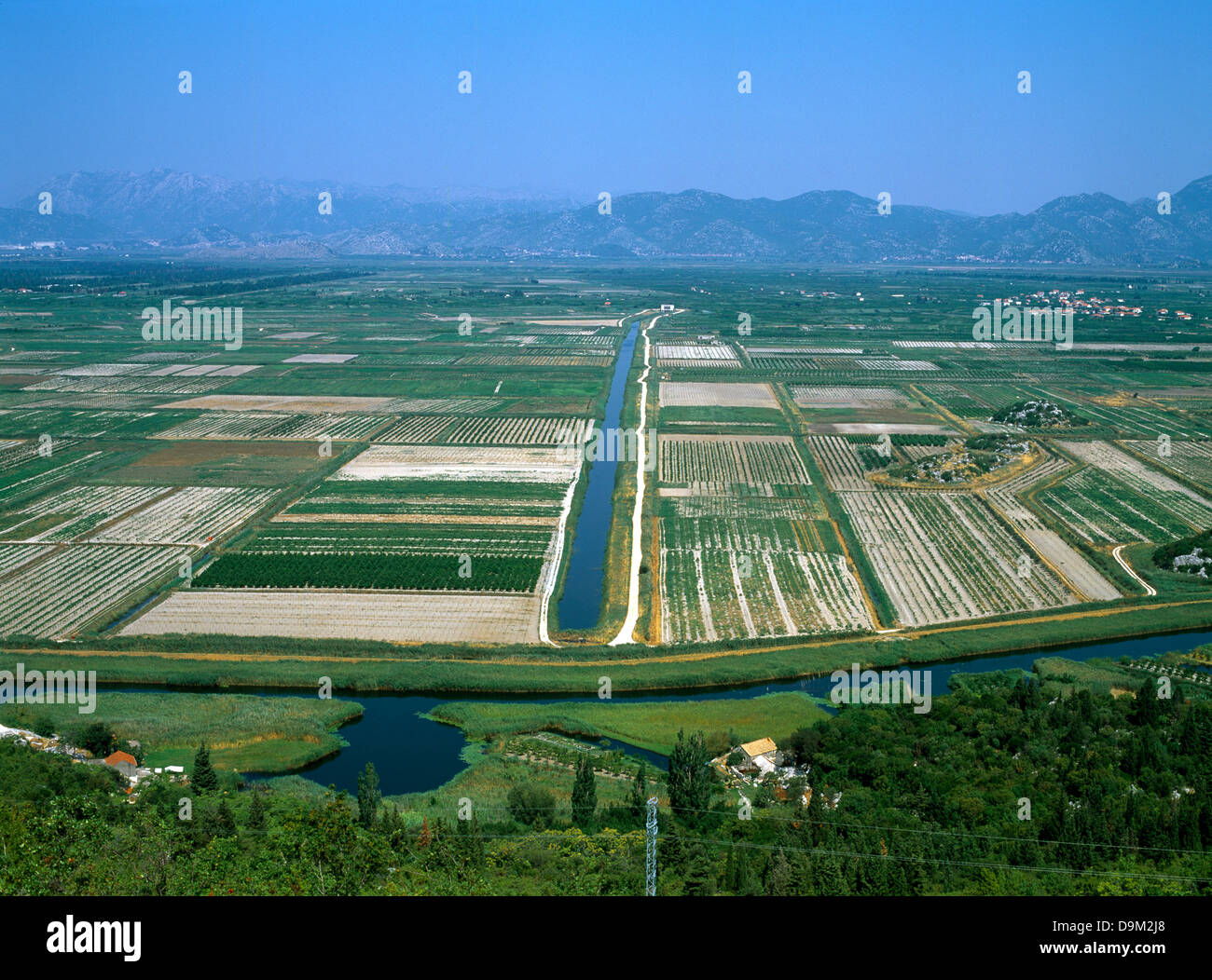 fruit & vegetable growing area "little california" neretva river delta ...