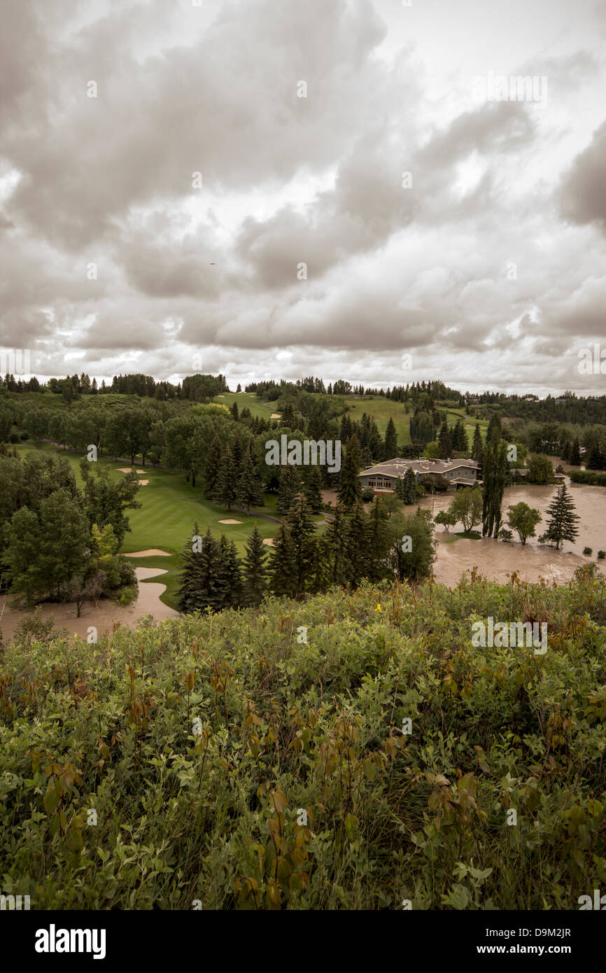 Calgary Alberta flood 2013 Stock Photo - Alamy