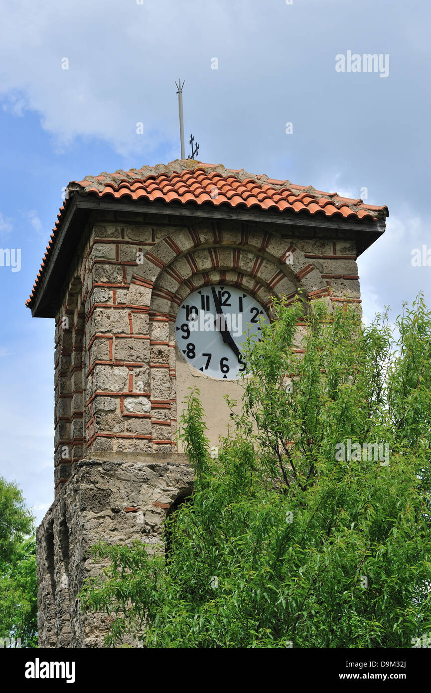 Clock tower, Sveta Bogorodica-Eleusa Monastery, Veljusa, Macedonia ...