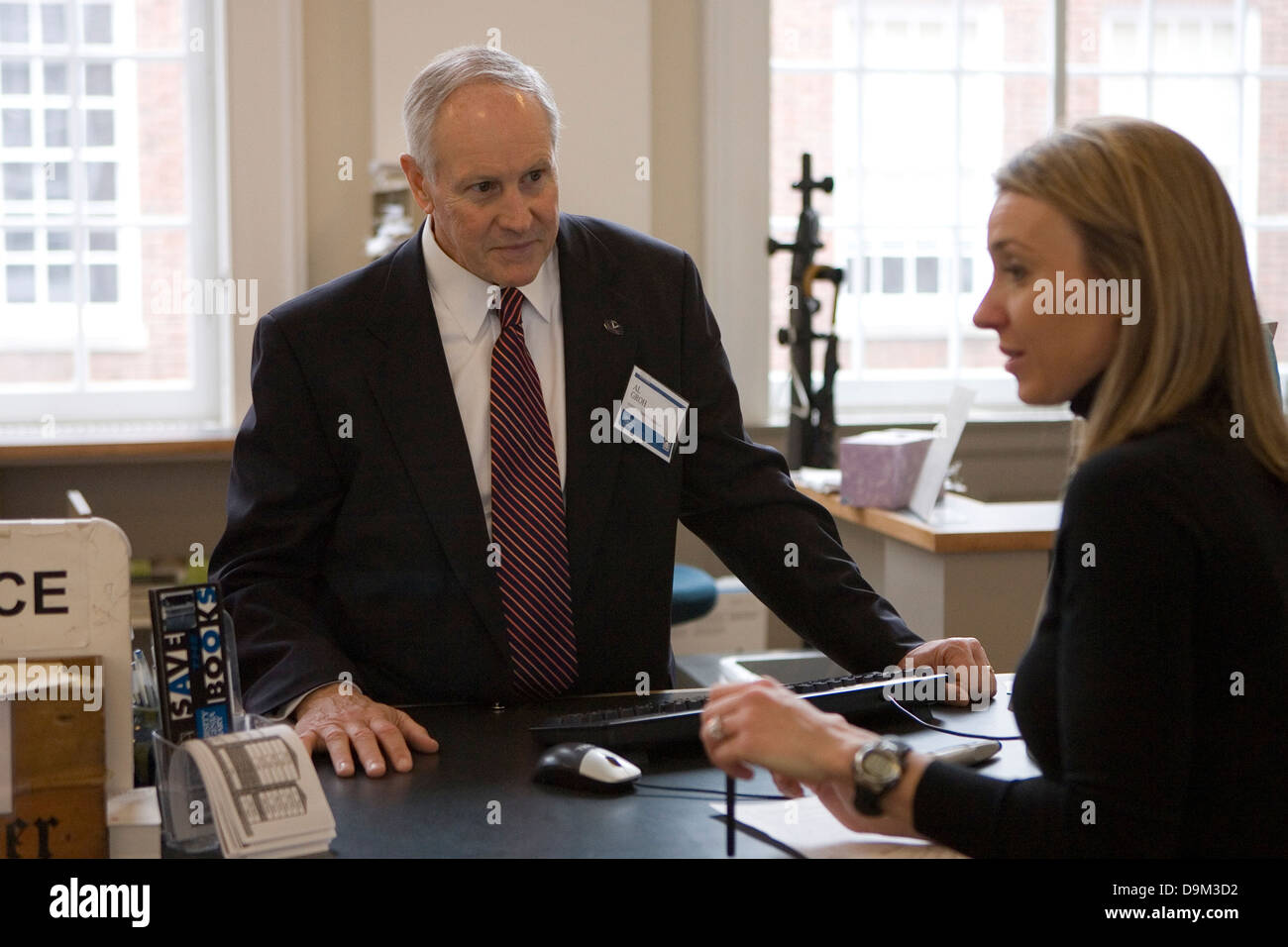 Virginia Head Football Coach Al Groh worked at the reference desk at ...