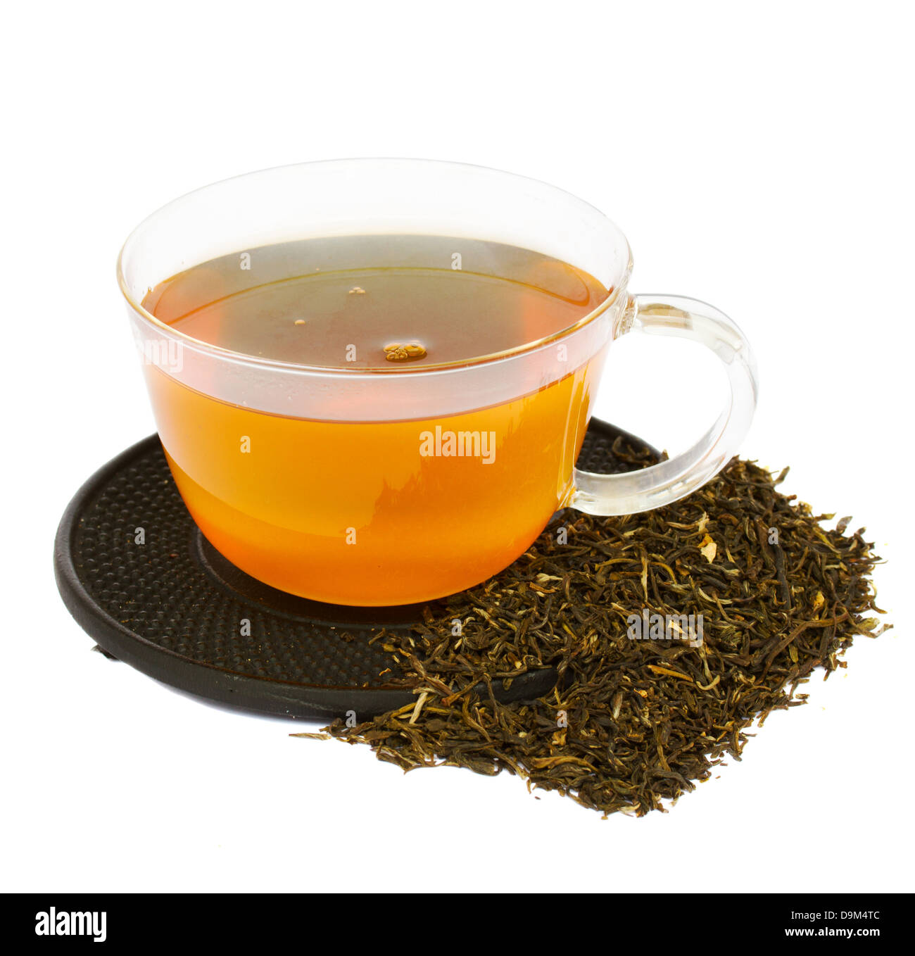 cup of tea with raw tea Stock Photo - Alamy