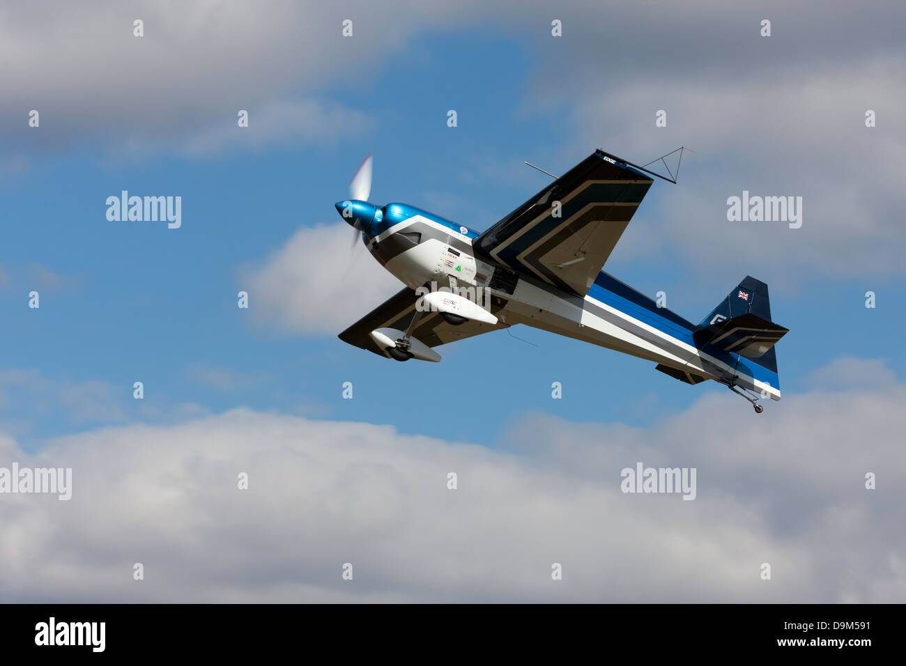Edge 360 G-EDGJ taking-off from Breighton Airfield Stock Photo - Alamy